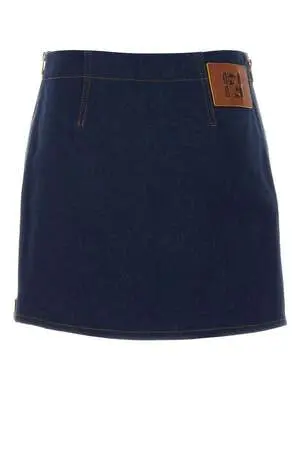 Fendi Denim Mini Skirt - Blue