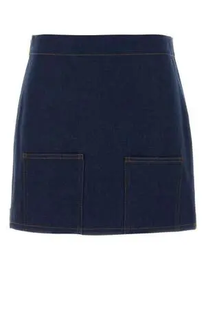 Fendi Denim Mini Skirt - Blue