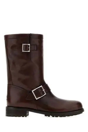 JIMMY CHOO Biker Boots - Brown