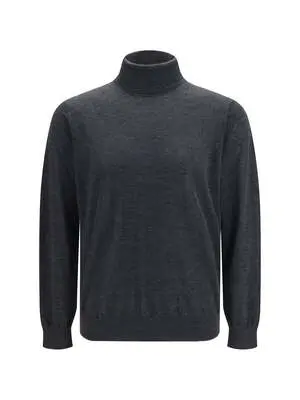 Giorgio Armani Cashmere Turtleneck Sweater - Gray
