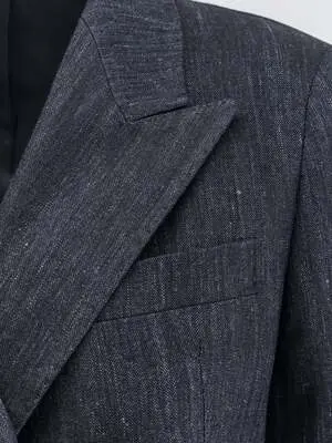 Tagliatore Parigi Melange Linen And Viscose Suit