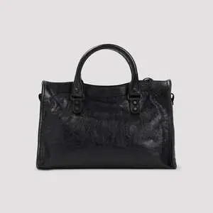 Balenciaga Le City S Bag Crinkled Leather
