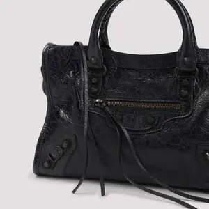 Balenciaga Le City S Bag Crinkled Leather