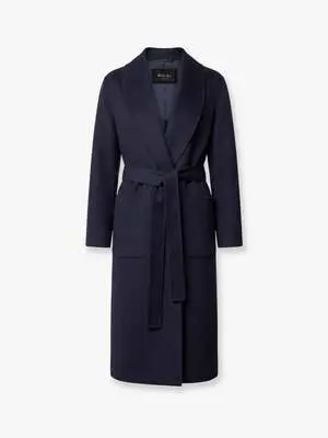 Loro Piana Virgin Wool And Cashmere Coat - Multicolor