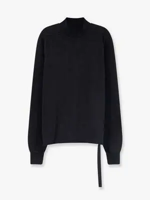 Rick Owens DRKSHDW Black Cotton Sweater Black