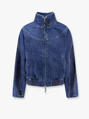 Givenchy Embroidered Denim Jacket - Multicolor