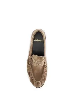 Saint Laurent Le Loafer Suede Loafers