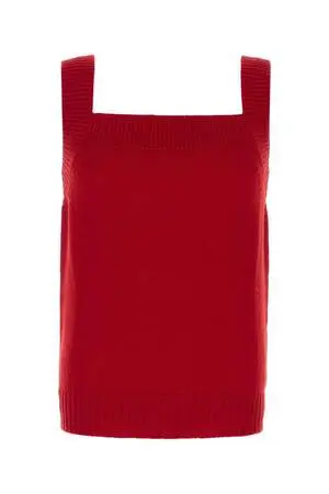 Prada Virgin Wool Vest - Red
