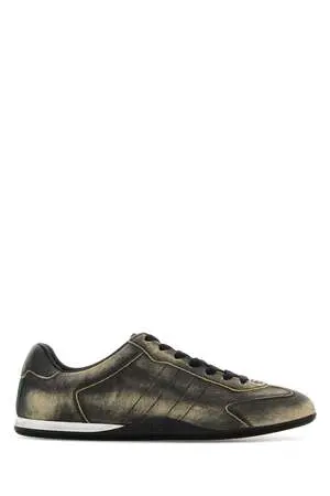 Gucci Leather Shift Sneakers - Black