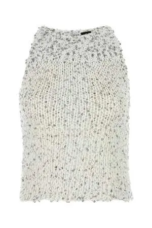 Loewe Embellished Cotton Blend Top - Multicolor