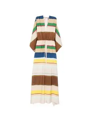 Fendi Habutai Stripe` Jumpsuit - Multicolor