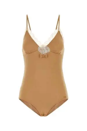 Chloé Skin Stretch Nylon Bodysuit - Pink