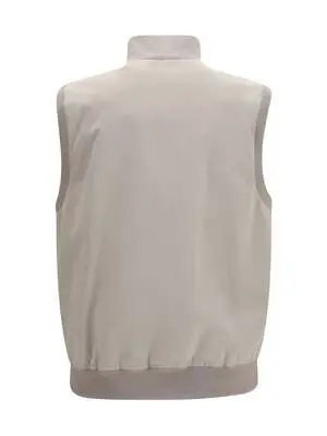 Brunello Cucinelli Sleeveless Vest Jacket - Gray