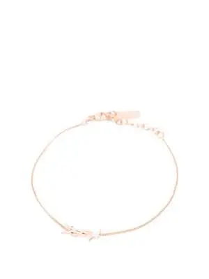 Saint Laurent Cassandre Bracelet In Brass - Multicolor