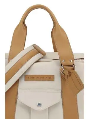 Brunello Cucinelli Street Travel Bag - Cream