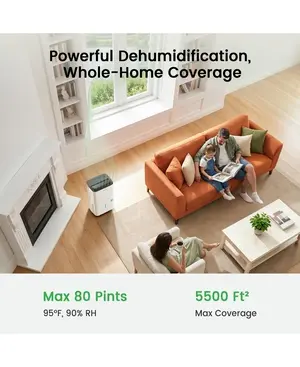 WAYKAR 80 Pint Energy Star Dehumidifier