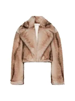 Sportmax Quantum" Faux Fur Coat - Multicolor
