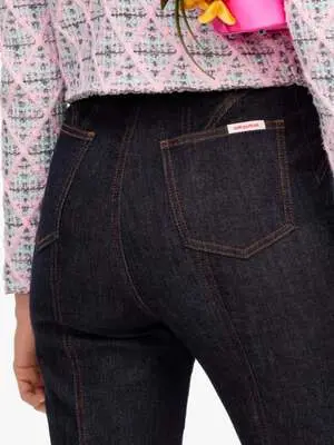 SELF-PORTRAIT High Waisted Denim Jeans