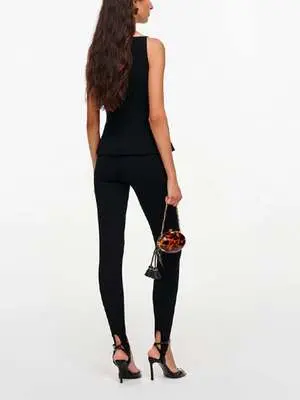 SELF-PORTRAIT Wool Crepe Top