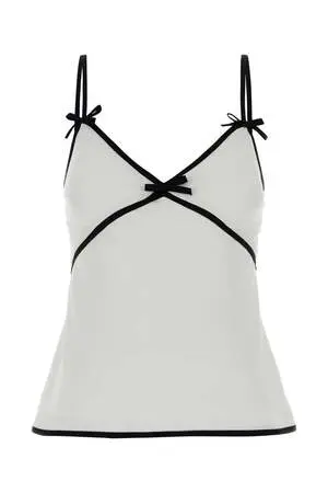 Moschino Crepe Top - White