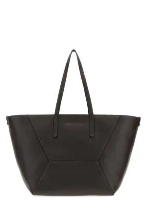 Brunello Cucinelli Leather Shopping Bag - Brown
