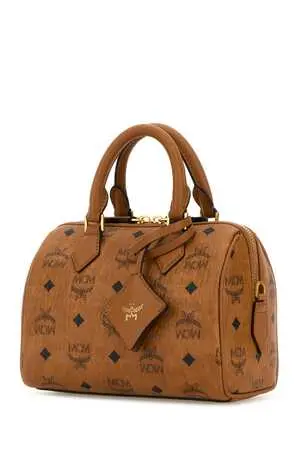 Mcm Printed Canvas Ella Handbag