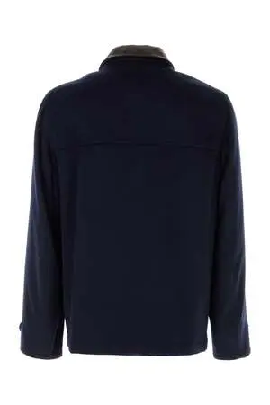 Brunello Cucinelli Navy Wool Jacket