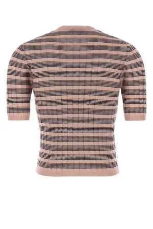 Prada Embroidered Knit T-shirt