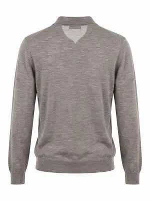 Brunello Cucinelli Wool Polo Neck Sweater - Multicolor