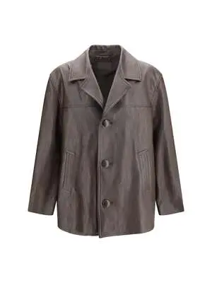Saint Laurent Grain De Poudre Jacket - Black