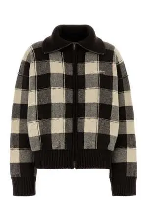 GOLDEN GOOSE Embroidered Wool Cardigan - Multicolor