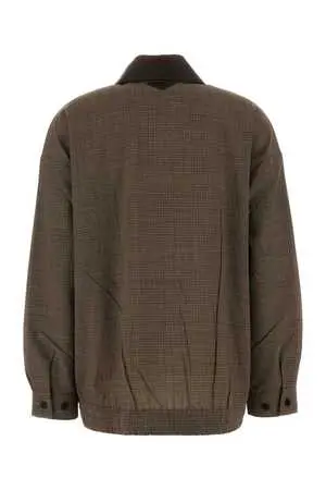 Prada Embroidered Wool Jacket