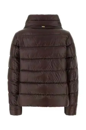 Herno Chocolate Nylon Down Jacket