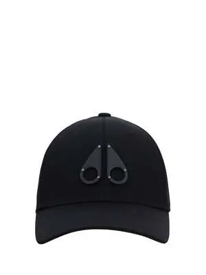 Moose Knuckles Logo Icon Baseball Hat - Black