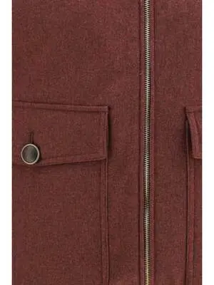 Brunello Cucinelli Wool Padded Vest - Multicolor