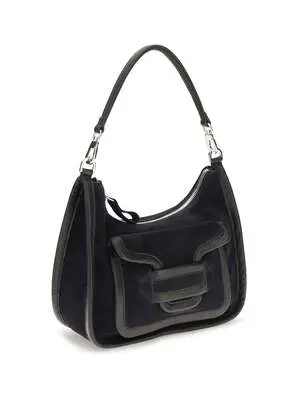 Pierre Hardy Alpha Day Miss Leather Shoulder Bag - Black