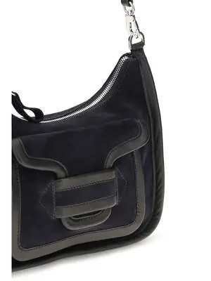Pierre Hardy Alpha Day Miss Leather Shoulder Bag - Black