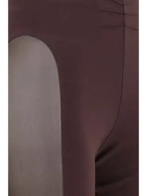 Attico Sheer Detail Leggings