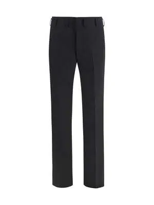 Prada Tailored Wide-leg Trousers - Black