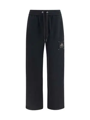 Moose Knuckles Hartsfield Straight Leg Trousers - Black