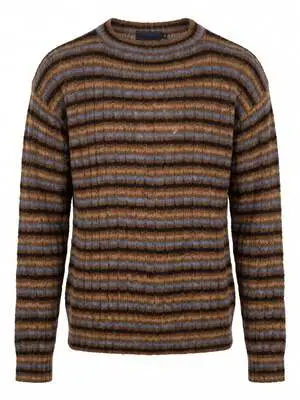 Prada Striped Wool Sweater - Multicolor