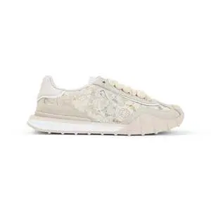 Dolce & Gabbana Floral Lace Paneled Sneakers - Multicolor