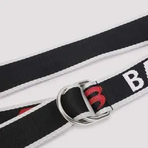 Balenciaga Wide Logo Ring Belt - Gray