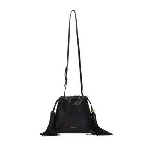 Etro Kalispera Mini Bucket Bag In Smooth Leather - Black