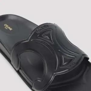 Celine Triomphe Slide Sandals