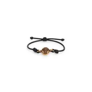 Versace Leather Medusa Medallion Bracelet - Multicolor