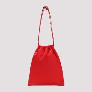 Prada Re-nylon Drawstring Pouch - Red