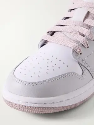 Nike Air Jordan 1 Low Leather Sneakers