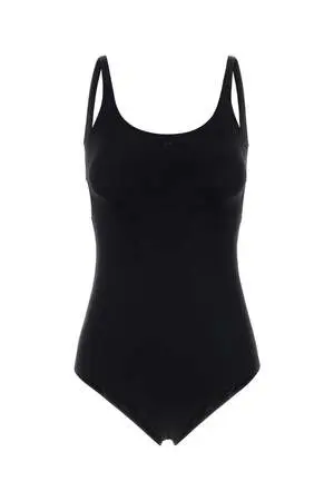 COURREGES Stretch Nylon Swimsuit - Black