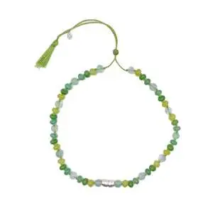 Après Youth Spud Beaded Friendship Necklace - Green